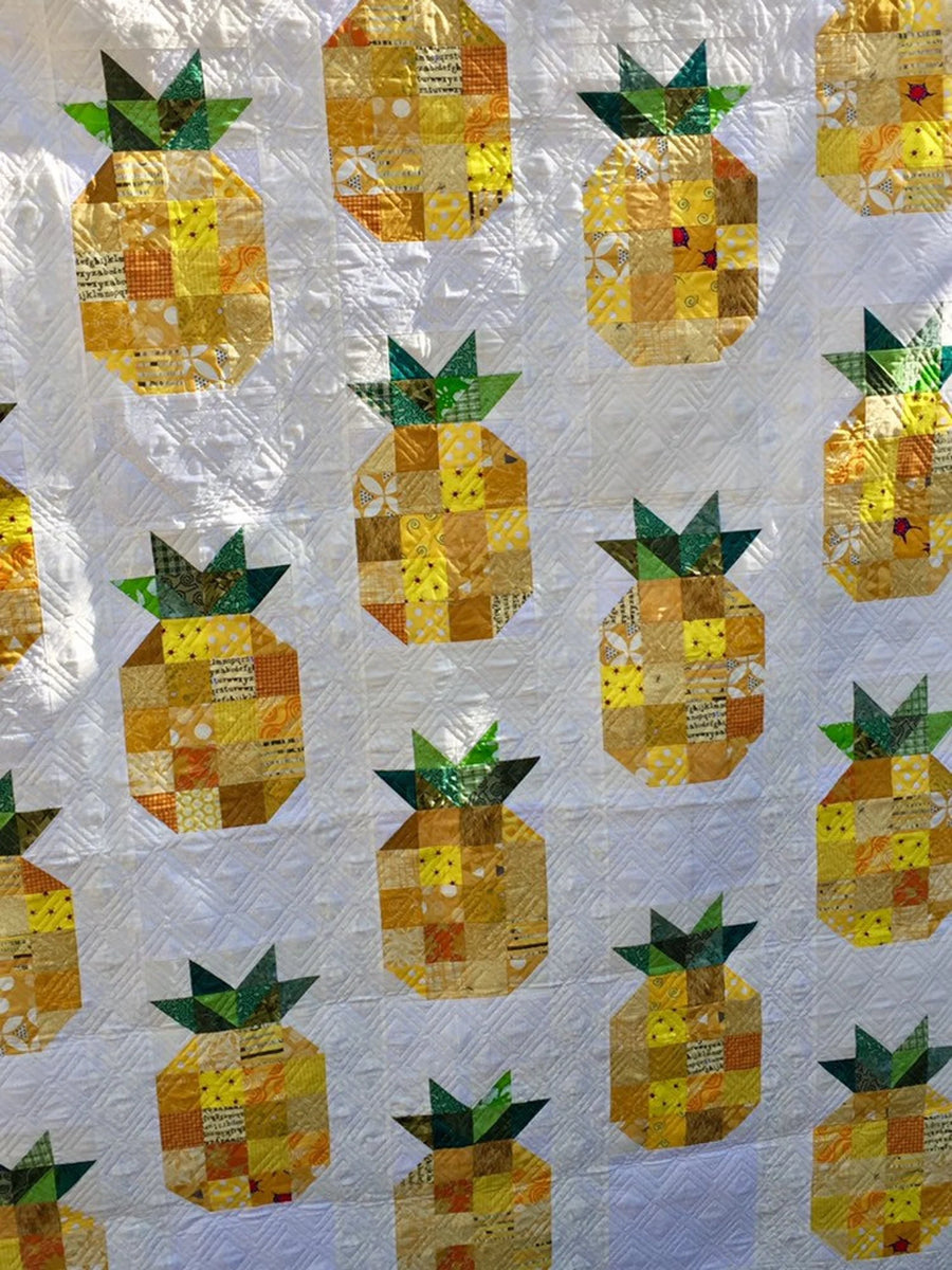Modern pineapple quilt – QUILTOFF